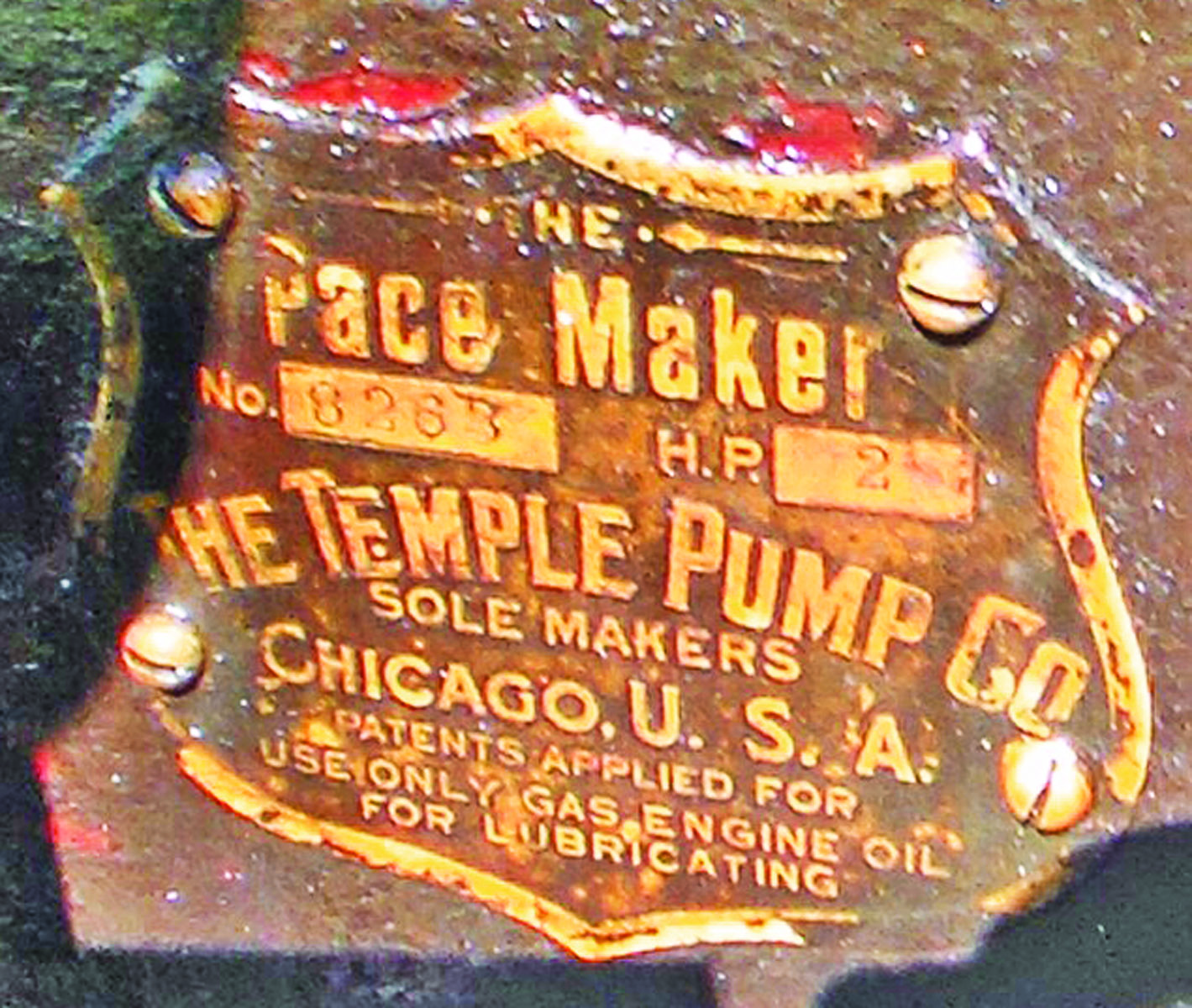 Temple Pace Maker Pumping Engine - Gas Engine Magazine
